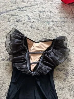 Costumes | Custom On The Dance Floor Black Leotard Dance Costume | Poshmark